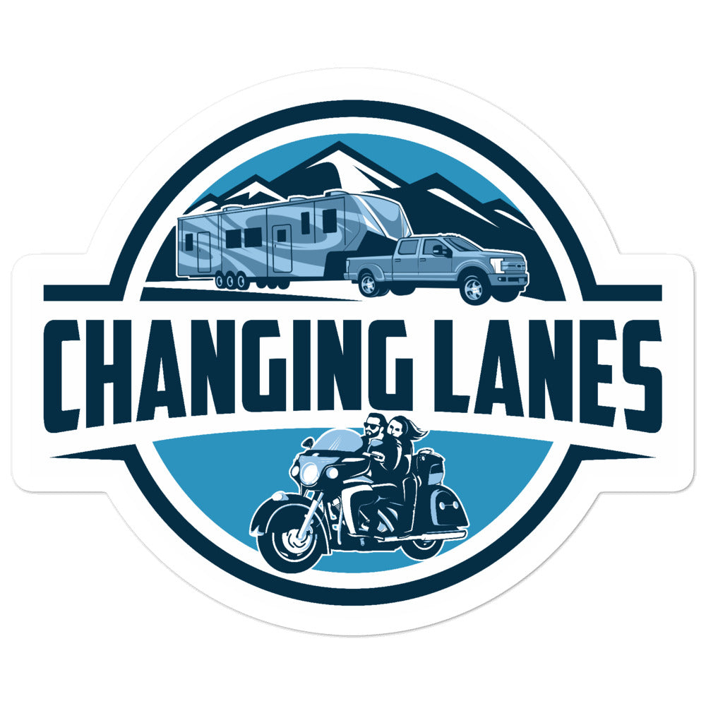 Changing Lanes Logo Bubble-Free Stickers – Changing Lanes Store